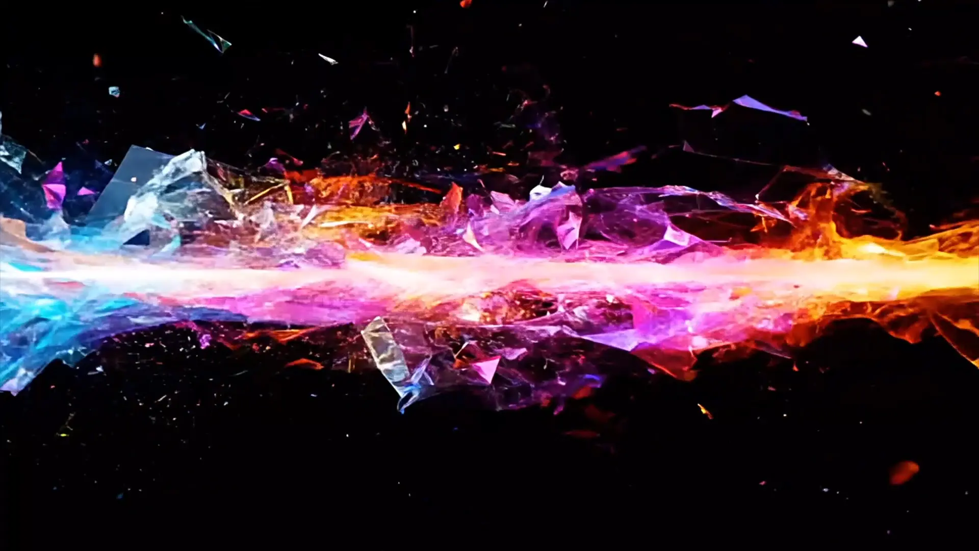 Fiery Particle Explosion Transition For Bold Title Animation | Videos